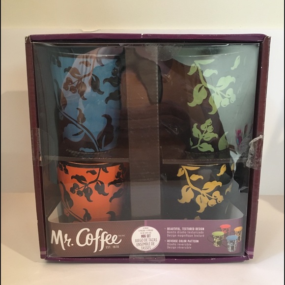 Mr. Coffee | Kitchen | Mr Coffee 97 4 Piece 14 Oz Mug Set | Poshmark